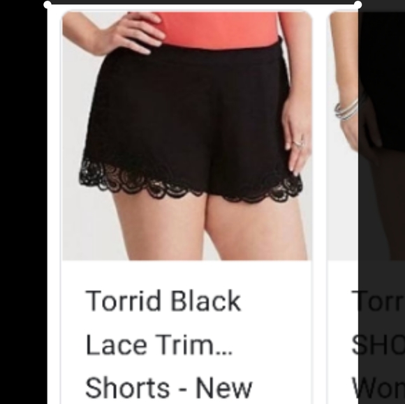 torrid | Intimates & Sleepwear | New Black Lace Sleeper Short | Poshmark